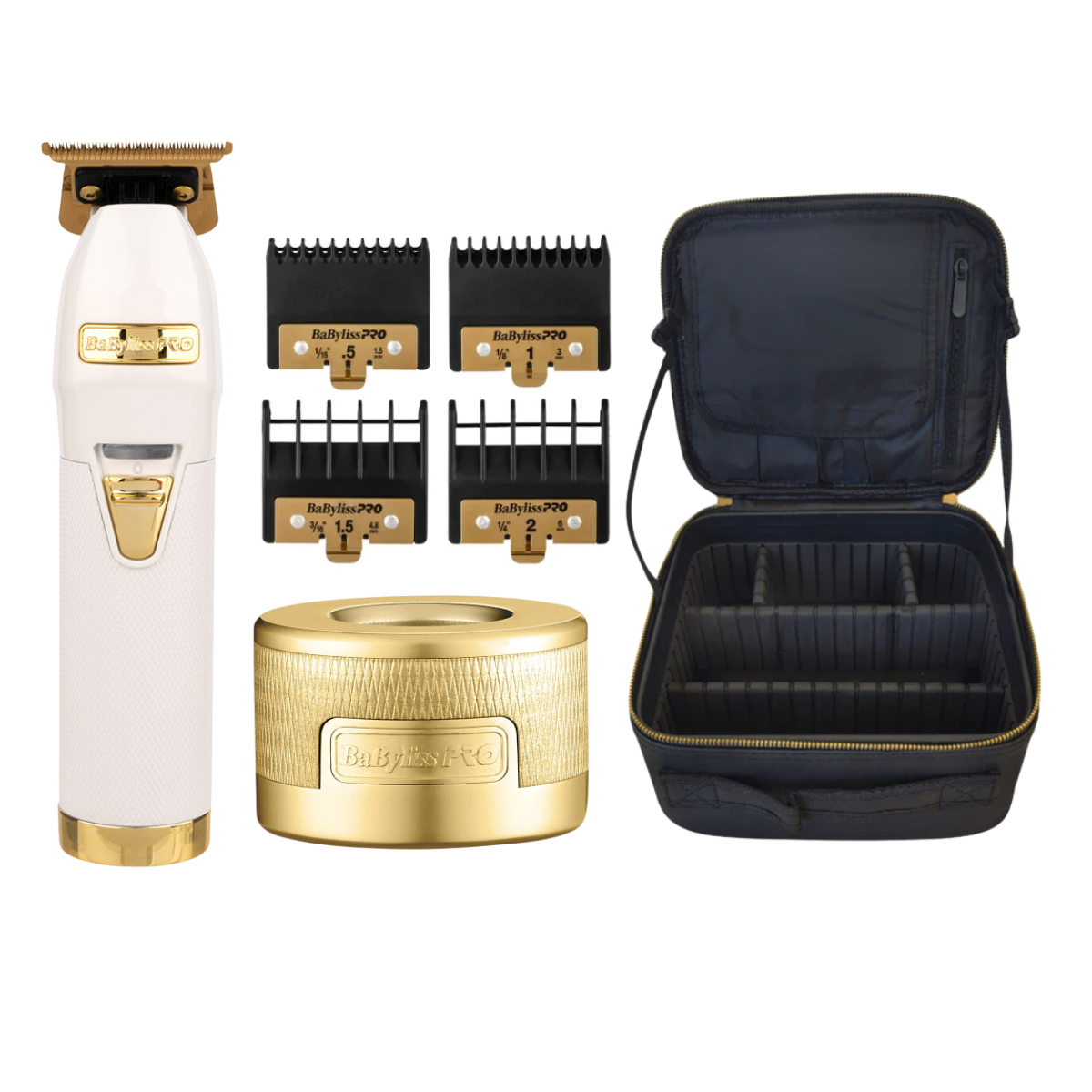 BaBylissPRO FX Skeleton White Trimmer Pack – BarberCo