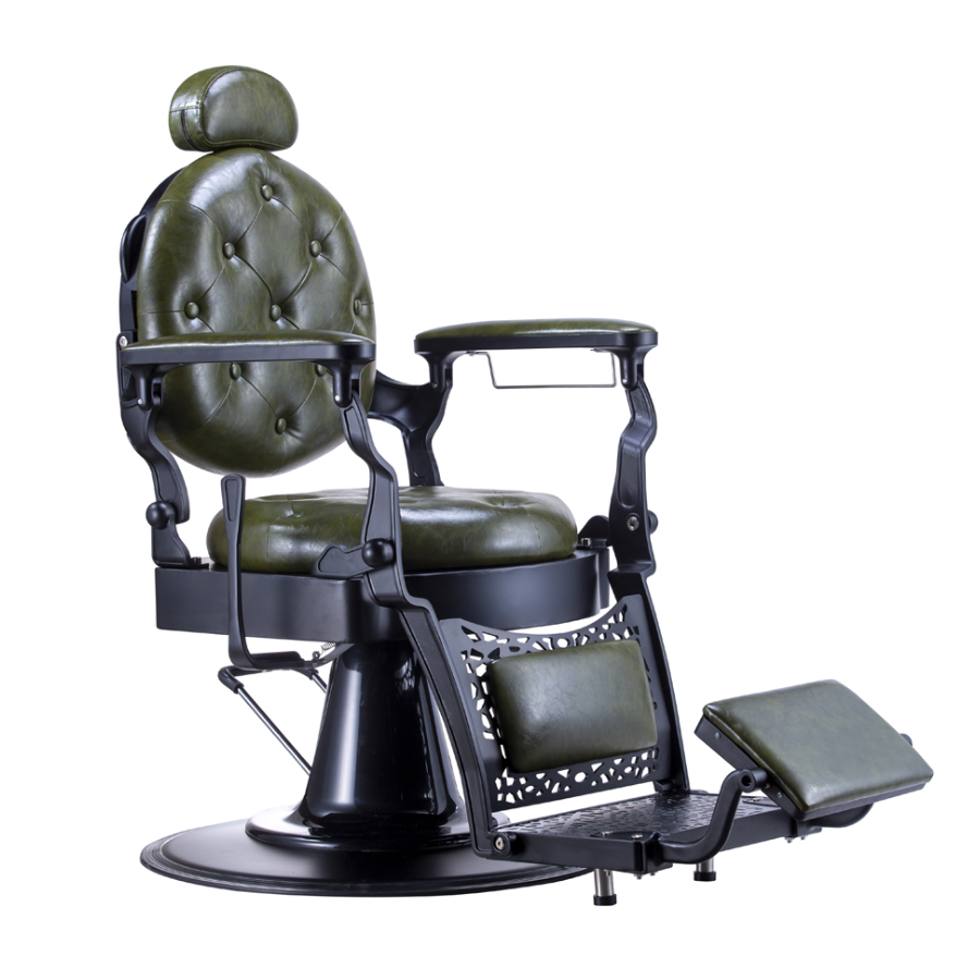 Karma Gold Coast Barber Chair - Black/Green – BarberCo